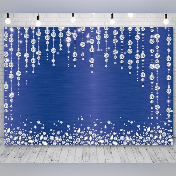 Sendy | Party Supplies | Glitter Diamond Photo Backdrop | Poshmark